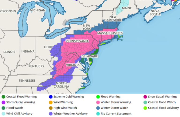 Revised Snow Total Map Shows Big Totals