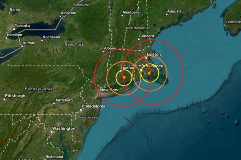 Evening Pair of Earthquakes Rattle Connecticut and Massachusetts